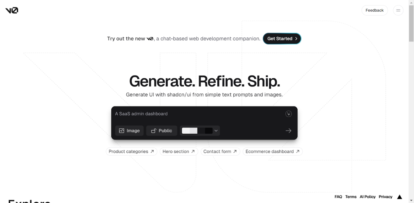 【Vercel V0活用事例20選】5秒でWebサイト完成！神AIツールの使い方から料金まで徹底解説 | WEEL
