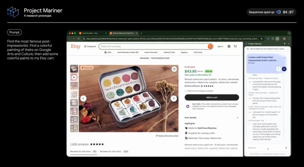 【Project Mariner】GoogleChromeの操作を自動化するブラウザ用AIエージェントを解説 | WEEL
