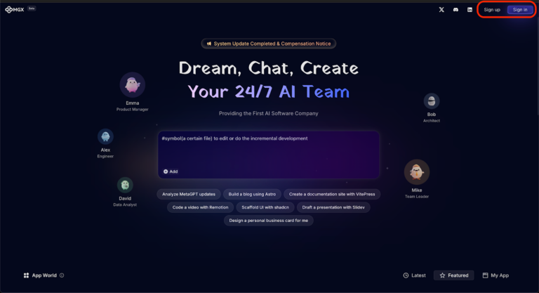 【MGX.dev】アプリ開発をしてくれるAIエージェントチーム！？概要や使い方を徹底解説 | WEEL