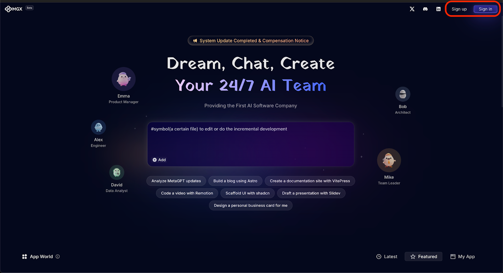 【MGX.dev】アプリ開発をしてくれるAIエージェントチーム！？概要や使い方を徹底解説 | WEEL